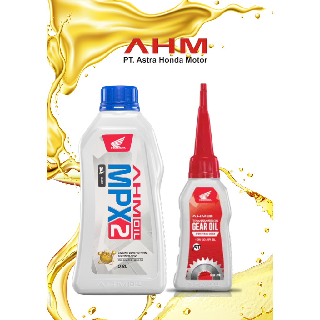 Jual Special Package AHM Matic MPX2 800ml & Gear 120ml Paket Spesial ...