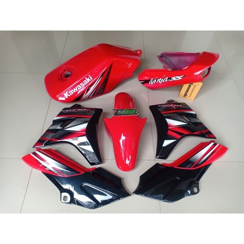 Jual PROMO Body set Ninja SS Merah Ferari 2013 2014 BAHAN TEBAL MIRIP ...