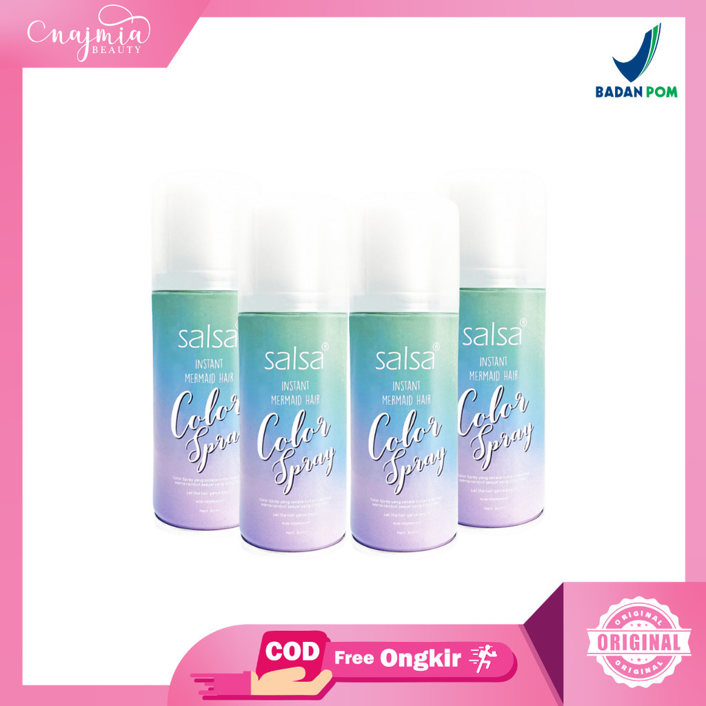 Jual Najmia 3 -Salsa Instant Mermaid Hair Color Spray / cat rambut non ...