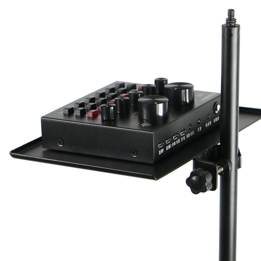 Jual Universal Sound Card Tray Iron Clamp Microphone Stand Tabletop ...