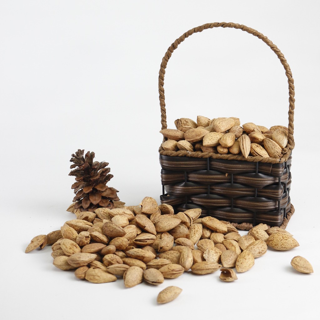 Jual Kacang Almond Kulit Roasted Almond In Shell MILK 1kg & 500gr ...