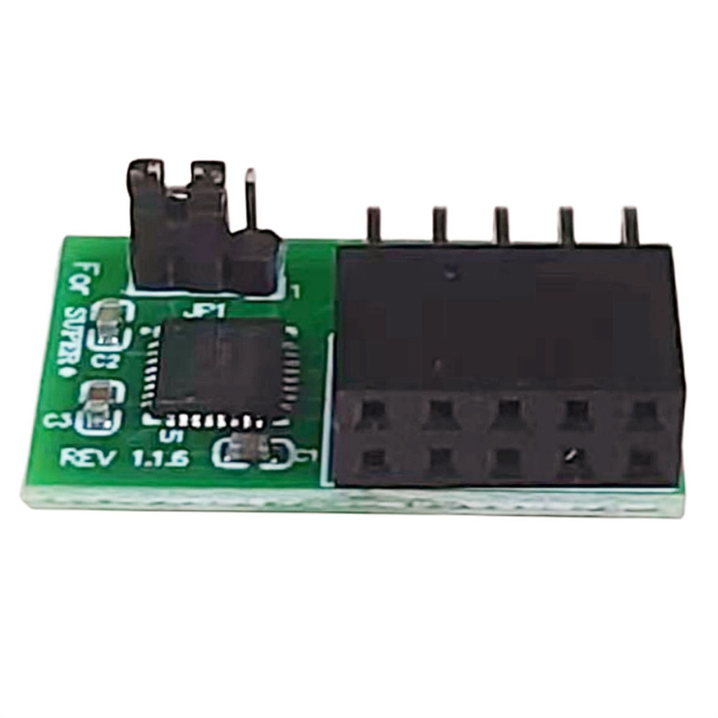 Jual 10Pin SPI TPM 2.0 Module Trusted Platform TPM 2.0 Horizontal ...