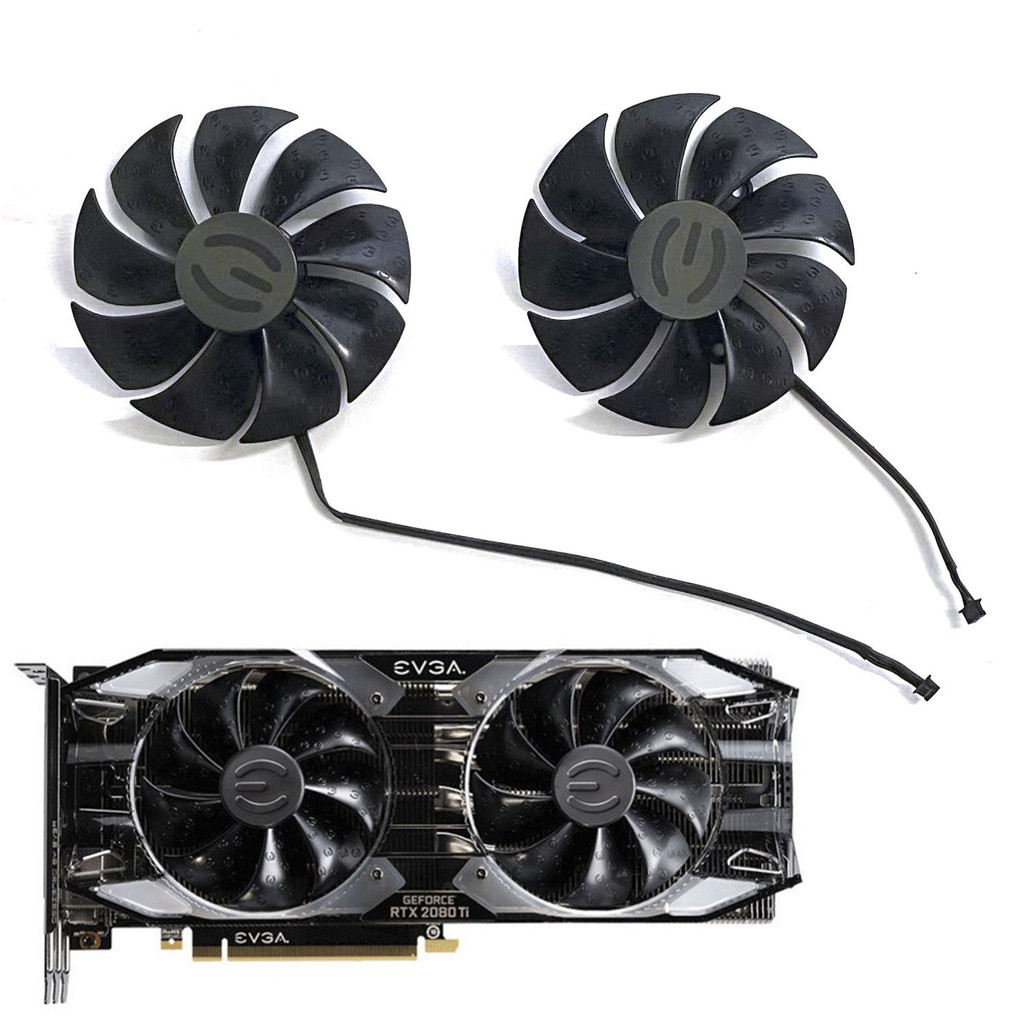 Jual New 87MM 4PIN PLA09215S12H GPU Cooler for EVGA RTX 2080TI 2080 ...