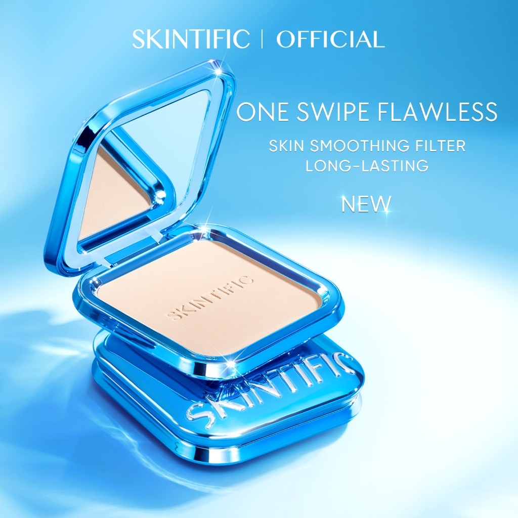 Jual SKINTIFIC Ultra Cover Powder Foundation 9g | Two Way Cake Pressed ...