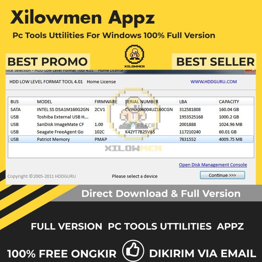 Jual [Full Version] HDD Low Level Format Tool Pro Lifetime - Format ...