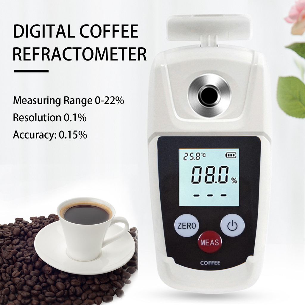 Jual 0-22%（0.15%）Digital Coffee TDS Refractometer Pocket Coffee TDS ...