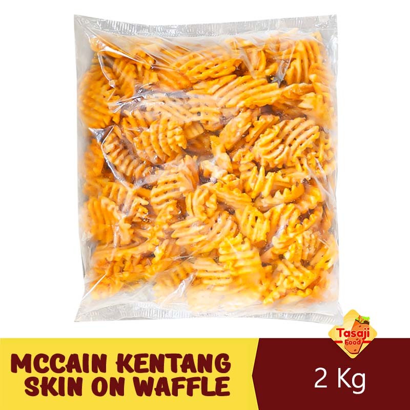 Jual McCain Redstone Canyon Skin On Waffle Fries 2 Kg Kentang Goreng ...