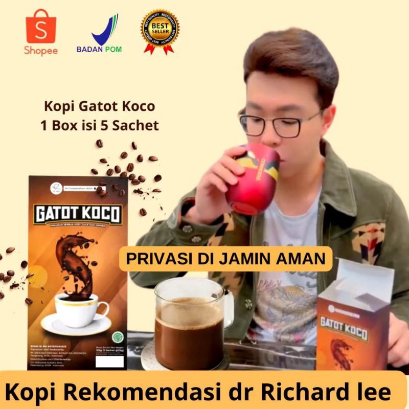 Jual KOPI GATOT KOCO - MINUMAN KOPI HERBAL 100% ASLI ORIGINAL 1 BOX ISI ...