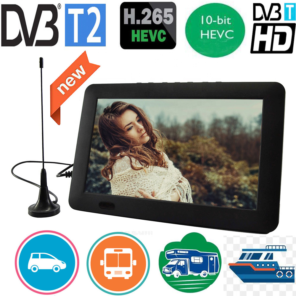 Jual LEADSTAR 9 inch Portable TV DVB-T2 ATSC ISDB-T tdt gital and ...