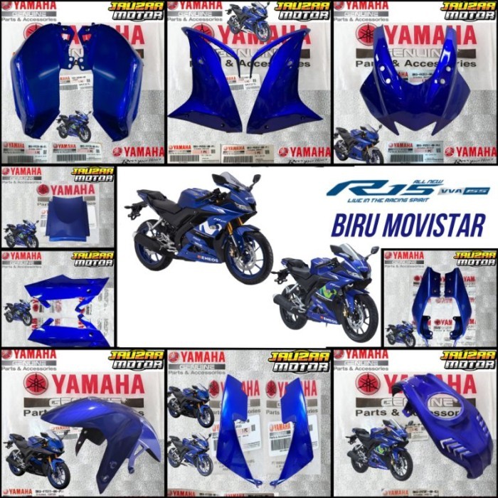 Jual COVER FULL FUL BODY HALUS ALL NEW YZF R15 VVA V3 ORIGINAL YAMAHA ...