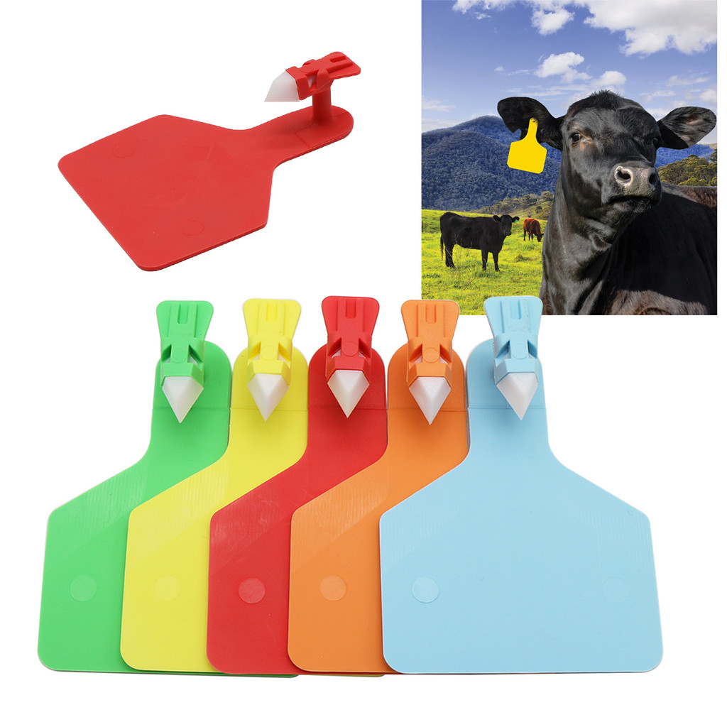 Jual Cattle Integrated Ear Tag TPU Blank Number Boer Goat Cow Ear Tag ...