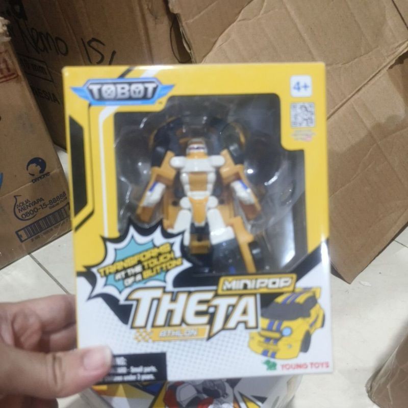 Jual TOBOT MINIPOP THETA Young Toys - MAINAN ROBOT KSMbersaudara | Shopee Indonesia