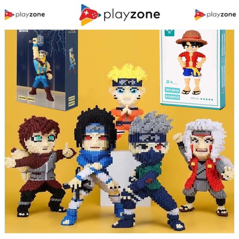 Jual Blok bangunan Besar Model Karakter Kartun Mainan Nano Bricks ...