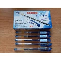 Jual pulpen kenko easy gel biru | Shopee Indonesia
