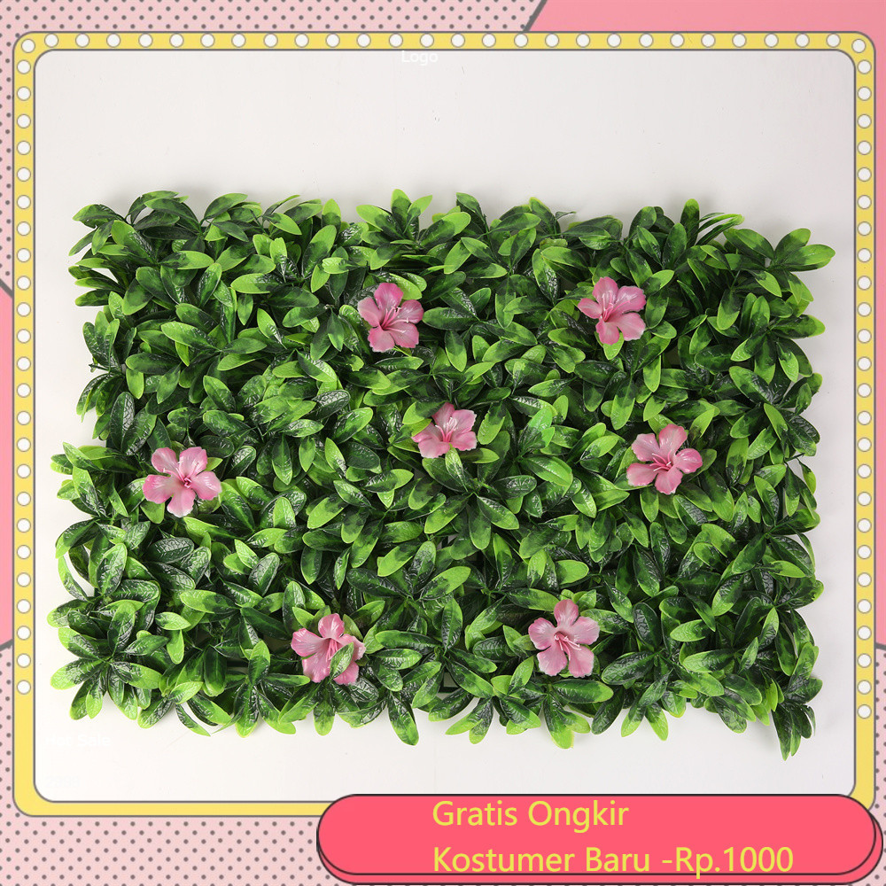 Jual Artificial Flower Rumput Dinding Bunga Hias Pagar Sintetis Rumput ...