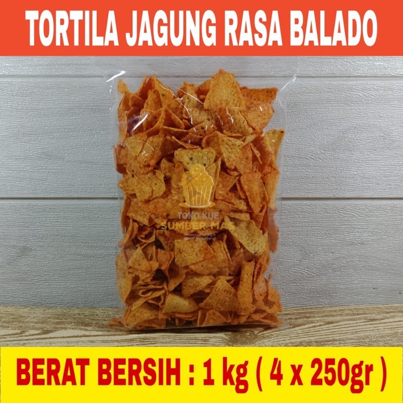 Jual TORTILLA RASA BALADO / HEPITOS 1 KG | Shopee Indonesia