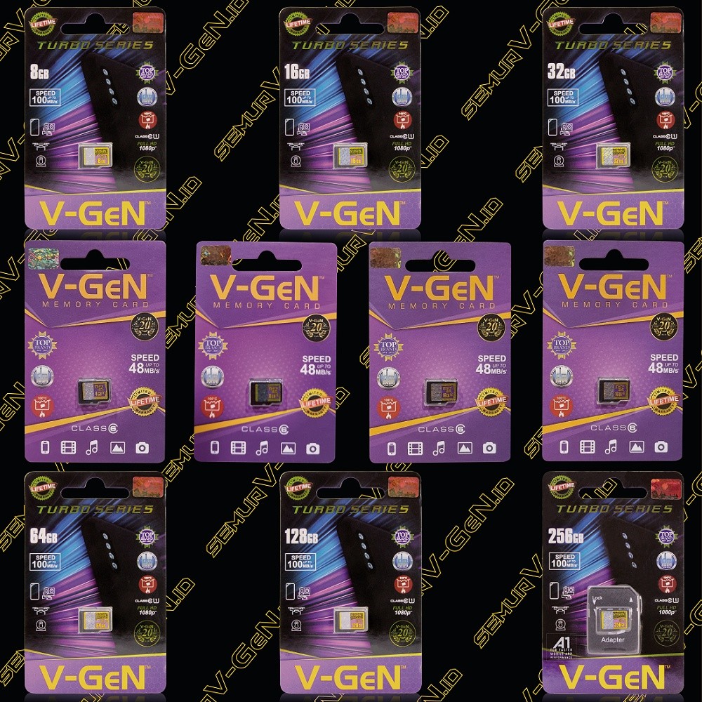 Jual kartu memory hp vgen original impor micro sd card class 10 class 6 ...