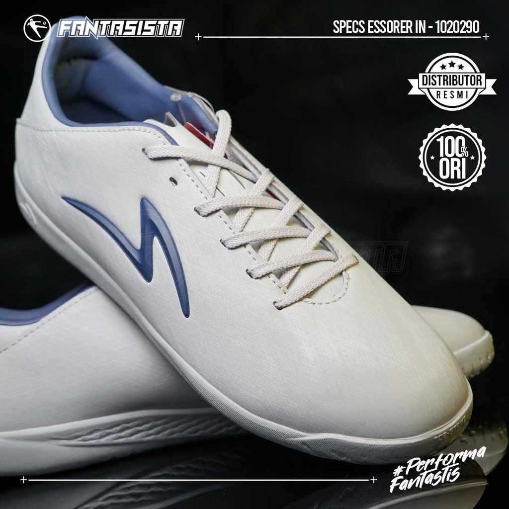 Jual Sepatu Futsal - SPECS ESSORER IN - oyster mushroom / gray blue ...