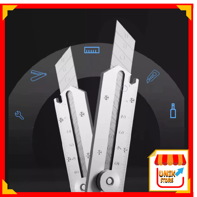 Jual UNIK - 1230 Pisau Cutter / Alat Pemotong Multifungsi / Pembuka ...