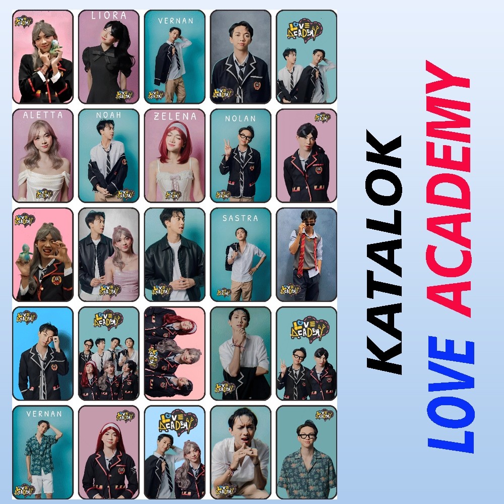 Jual [ 50PCS ] PHOTOCARD SAPUTRA KORI LOVE ACADEMY ALETTA VERNAN NOLAN SASTRA LIORA ZELENA ...