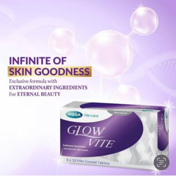 Jual Glow Vite Suplemen pencerah dan Kesehatan Kulit glowvite | Shopee ...