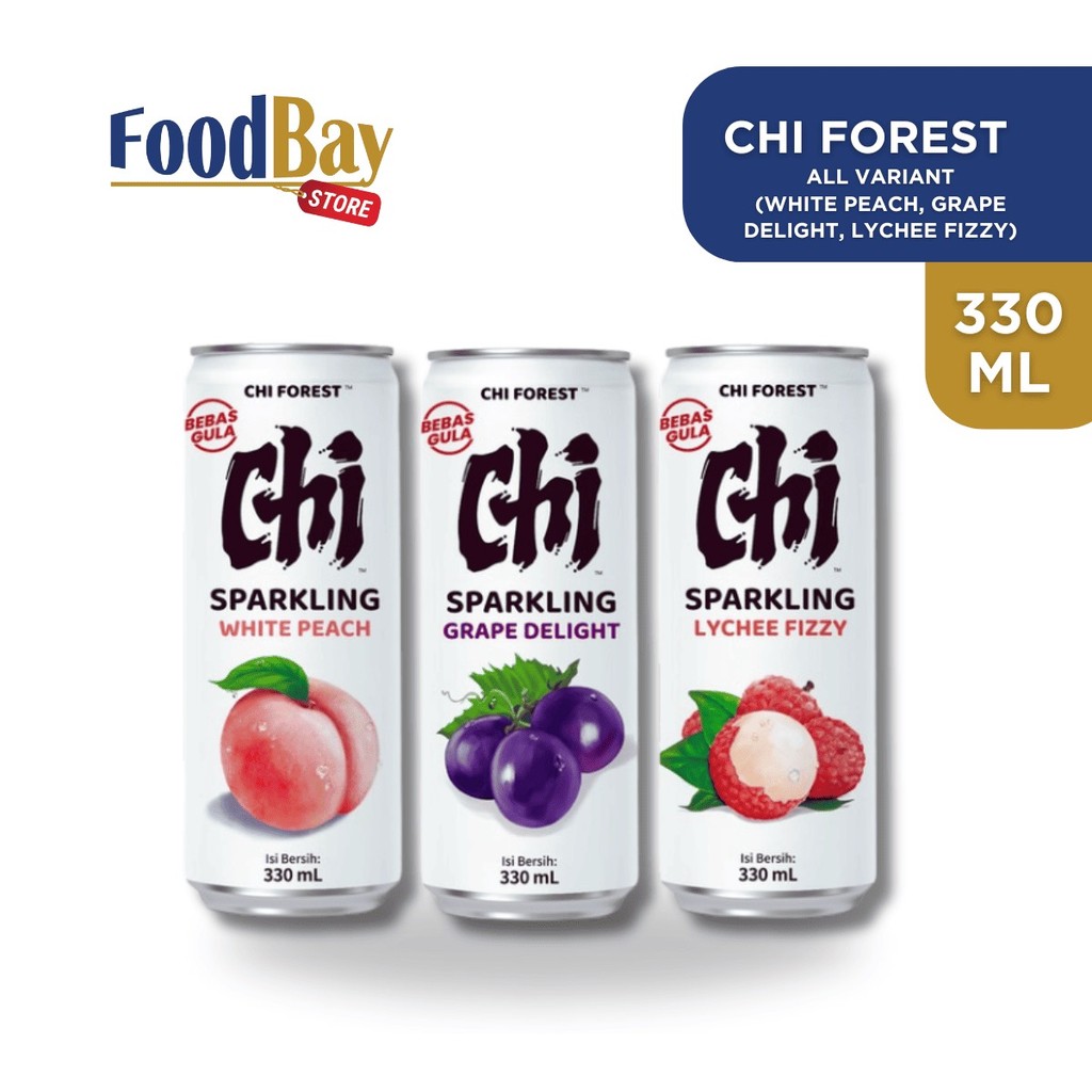 Jual Chi Forest Sparkling Water Grape Delight 330 ML | Shopee Indonesia