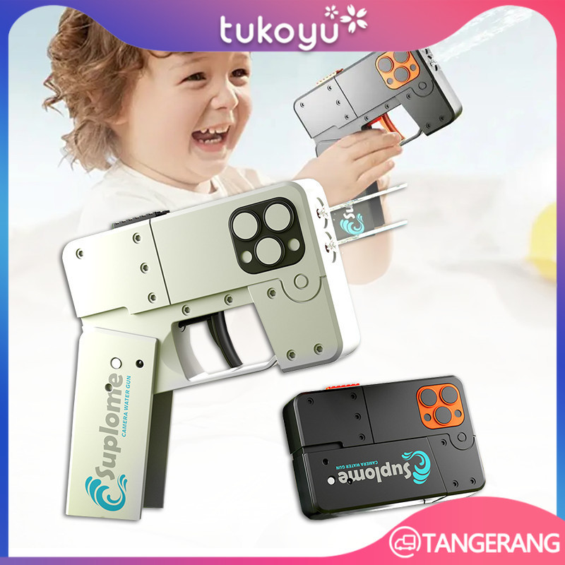 Jual Mainan Pistol Air iPhone Mainan Cosplay Anak Keren dengan Desain ...