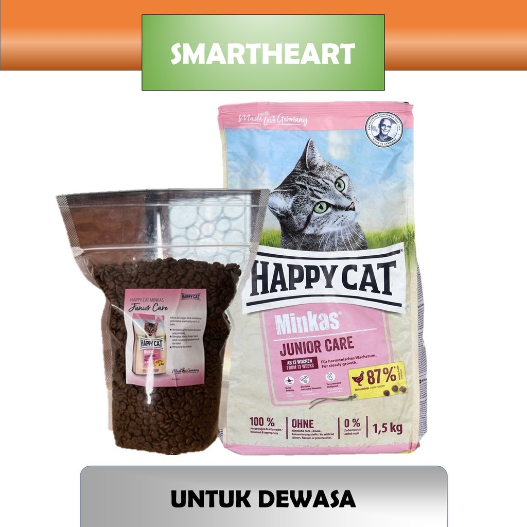 Jual Happy cat supreme junior repack 1,2kg - makanan anakan kucing ...