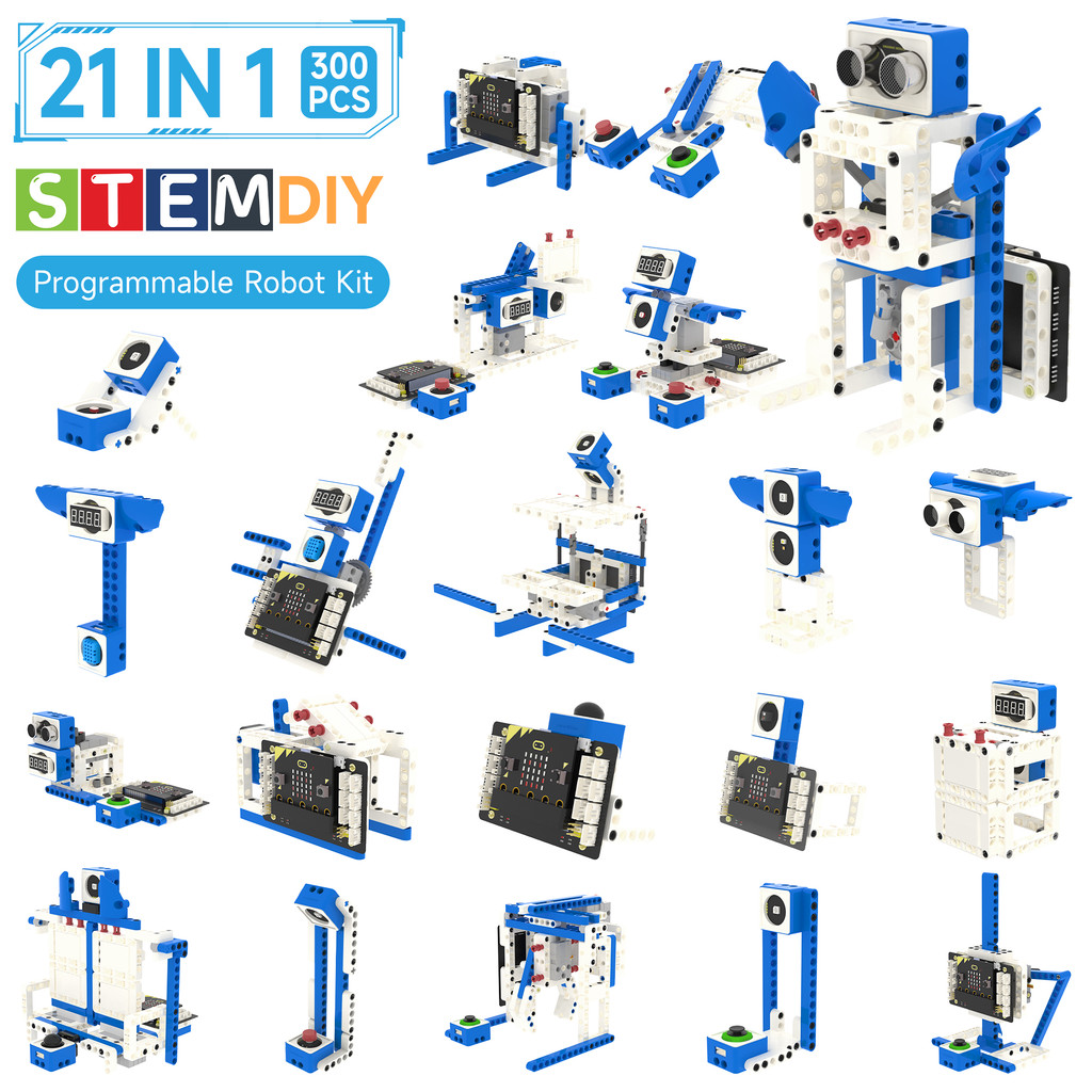 Jual BBC Microbit V2 Smart Robot Car Kit Programmable STEM Sets Coding ...