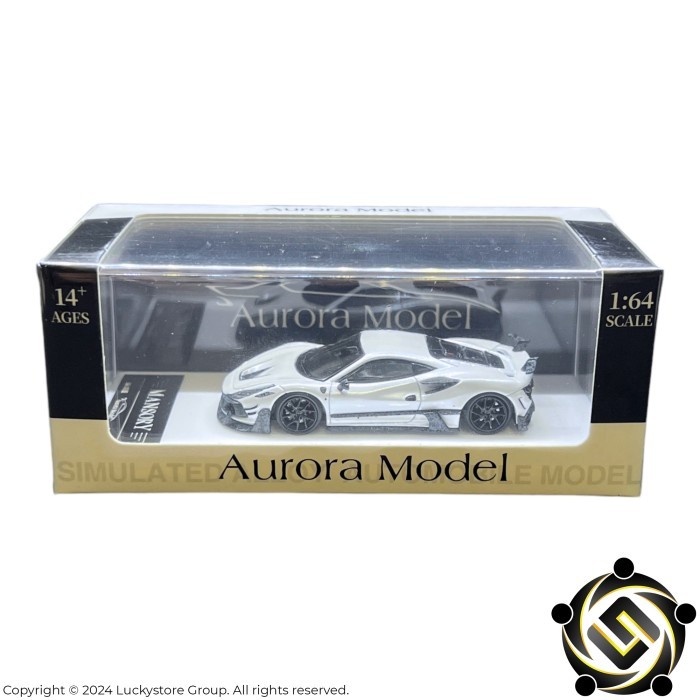 Jual Aurora Model 1:64 Mansory Ferrari F8XX Tributo White with Carbon ...