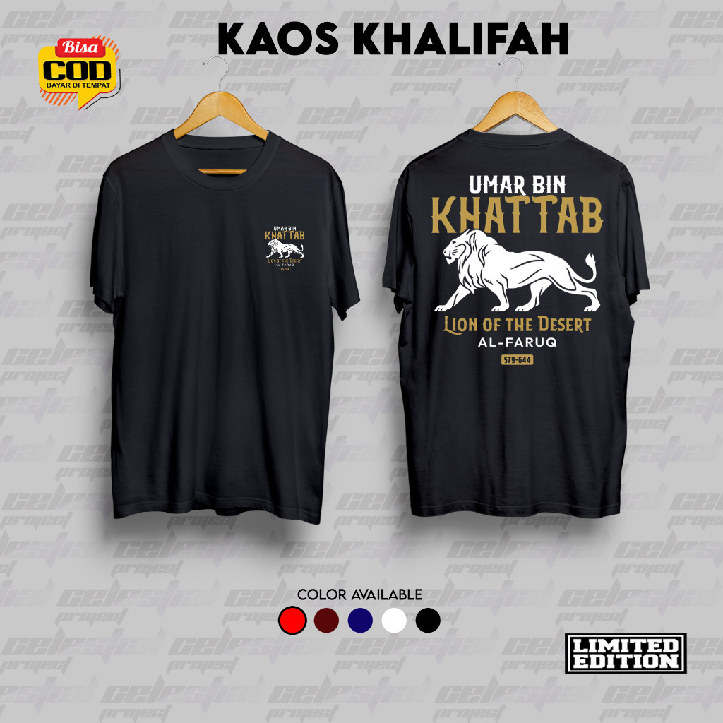 Jual KAOS KHALIFAH UMAR BIN KHATTAB LION OF THE DESERT BAJU SANTRI ... Jual KAOS KHALIFAH UMAR BIN KHATTAB LION OF THE DESERT BAJU SANTRI ...