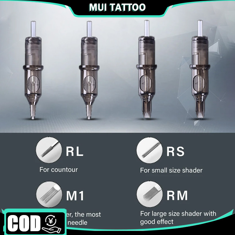 Jual SPARK jarum tato sekali pakai tato transparan jarum all-in-one ...