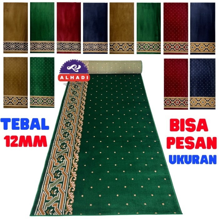 Jual Alhadi Karpet Masjid IRABEL METERAN 100 x 120cm Tebal 12mm Sajadah ...