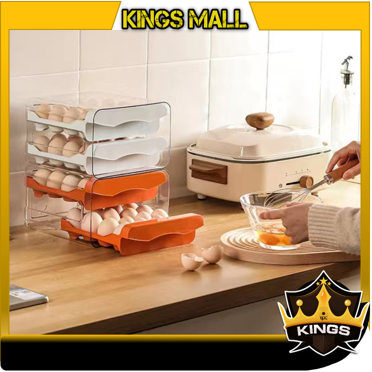 Jual Kings - H6474 Tempat Penyimpanan Telur 2 Tingkat / Egg Container ...