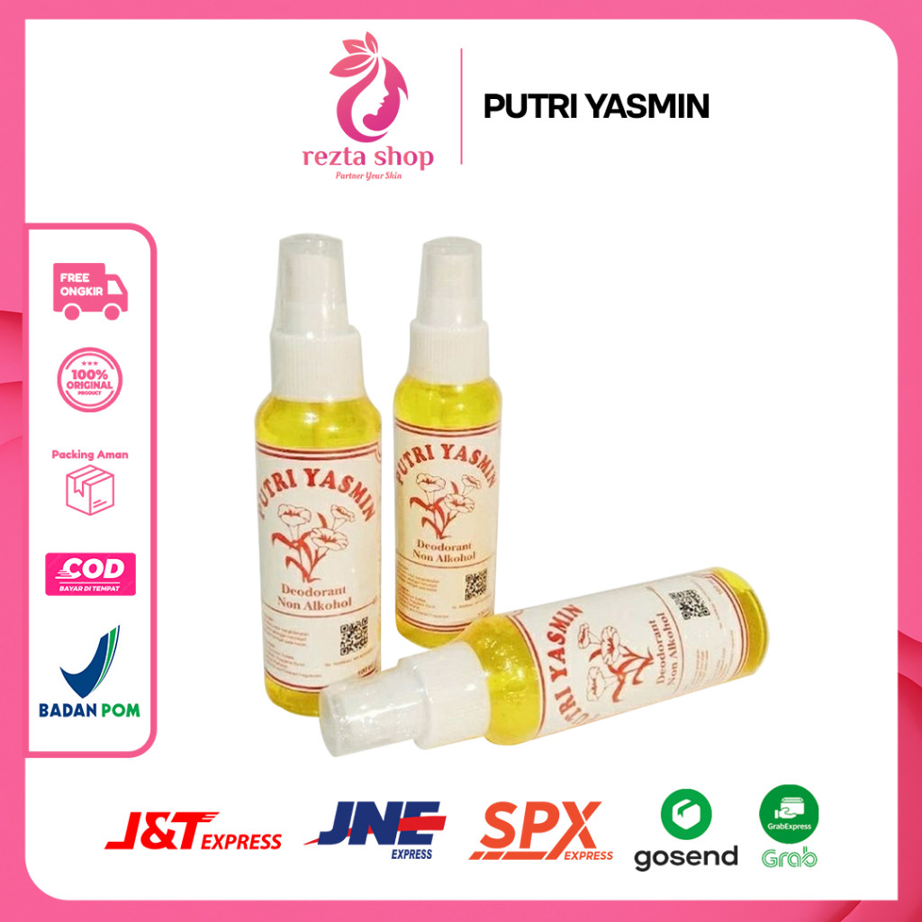 Jual PUTRI YASMIN Deodorant Spray | Tawas Cair | Shopee Indonesia