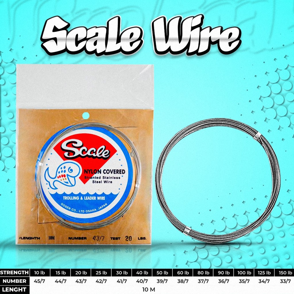 Jual KAWAT PANCING WIRE SCALE 10M | Shopee Indonesia