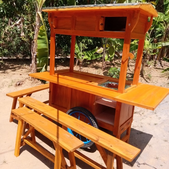 Jual gerobak angkrigan mini dan tiga kursi | Shopee Indonesia