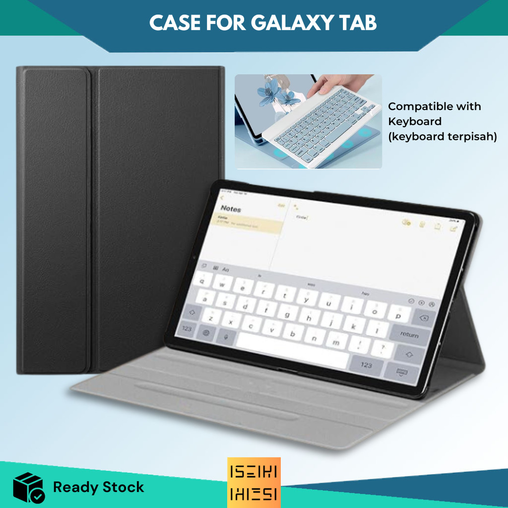 Jual Flip Cover Keyboard Samsung A7 Lite / A9/A9+ Plus / S6 Lite / S9 FE / A7 10.4" Casing ...