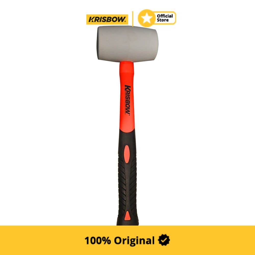 Jual Krisbow Hammer Palu Karet 340 gr - Putih | Shopee Indonesia