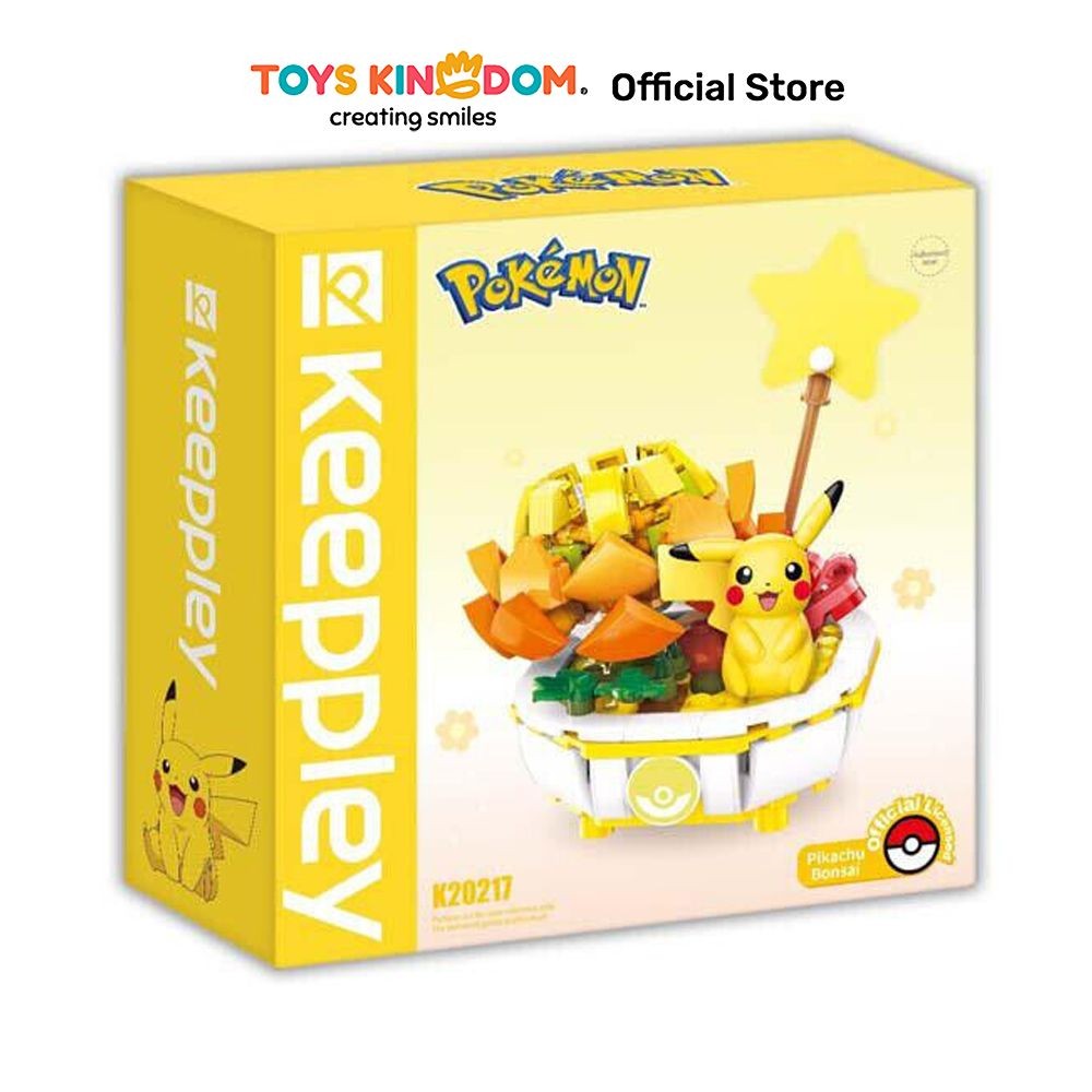 Jual Toys Kingdom Keeppley Pokemon Bonsai Pikachu Toys Kids Toy ...