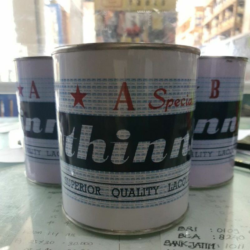 Jual THINNER THINER TINER A SPESIAL A B PENGENCER CAT POLITUR SOLVENT TUNGGAL DJAJA INDAH ...