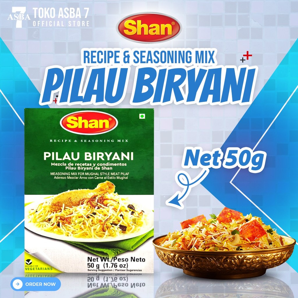 Jual SHAN PILAU BIRYANI 50G | Shopee Indonesia