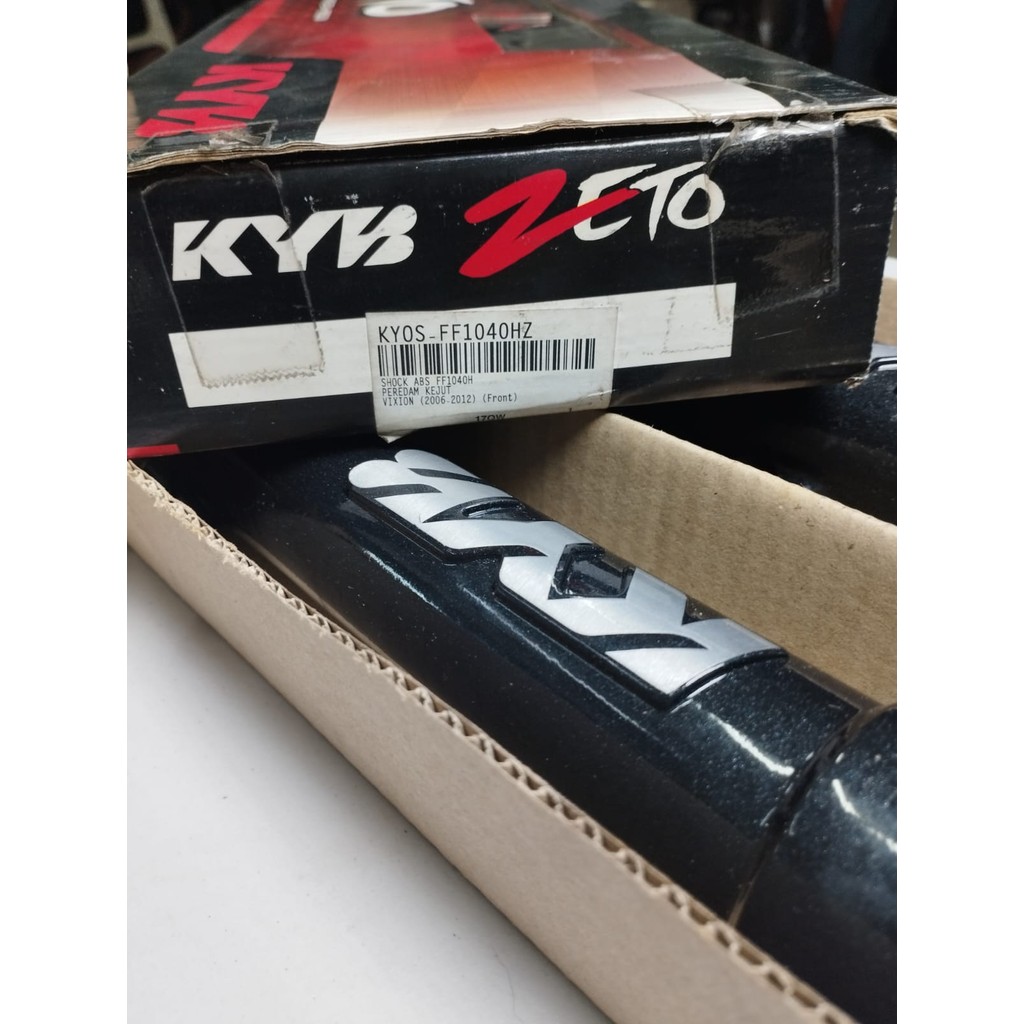 Jual KYOS-FF1040 Series SHOCKBREAKER KAYABA ZETO KYB ORI SHOCK ABSORBER Depan VIXION Hitam Merah ...