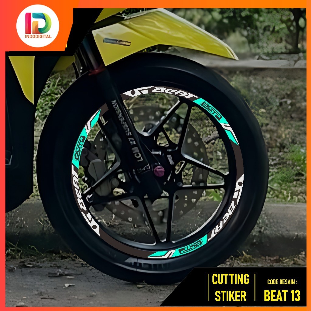 Jual STIKER CUTTING VELG BEAT FI OLD ESP ID-13 DELUX RING 14 STICKER ...