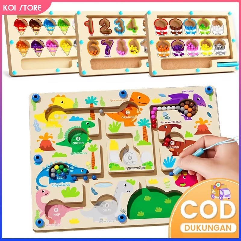 Jual YH63OL KOI STORE Mainan Edukasi Papan Magnetik Berhitung Magnetic ...