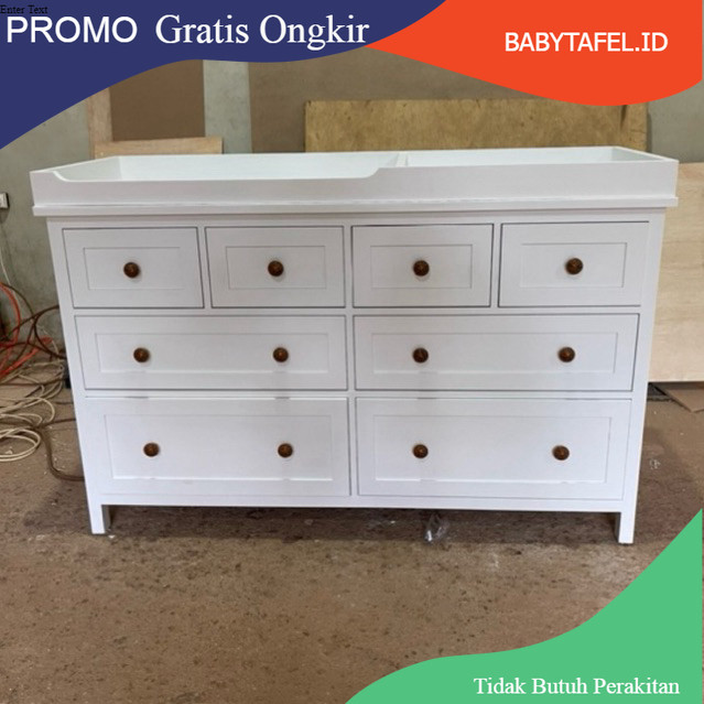Jual Baby Tafel Changing Table 8 Laci Minimalis | Shopee Indonesia