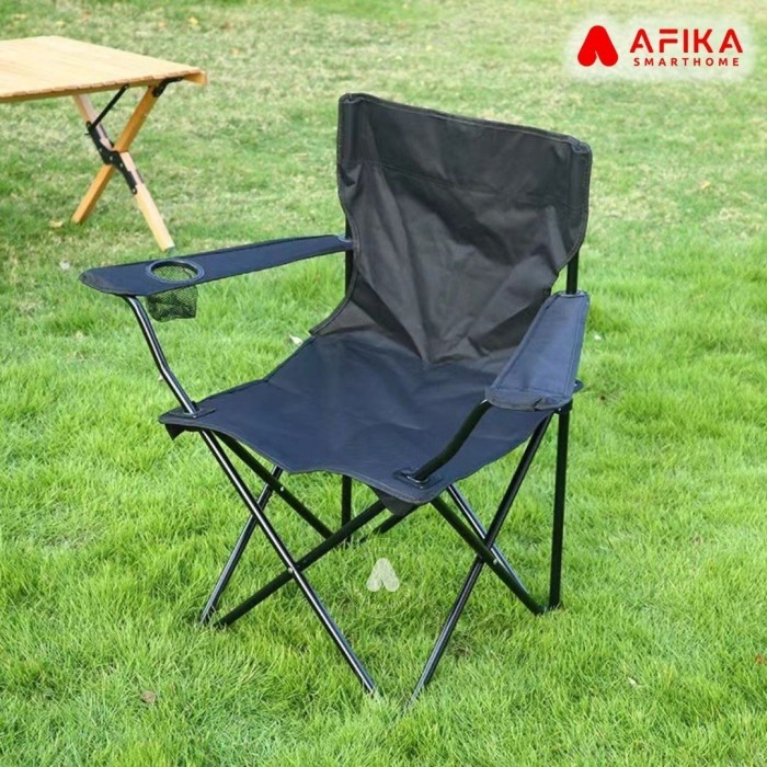 Jual Kursi Lipat Outdoor dengan Sandaran Tangan Camping Piknik Foldable Chair Oxford | Shopee ...