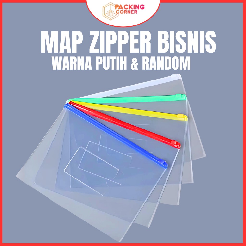 Jual 20 PCS Map Plastik A4 Folder One Map Kancing Bussines File Folio Dokumen Clear Sleeve Mika ...