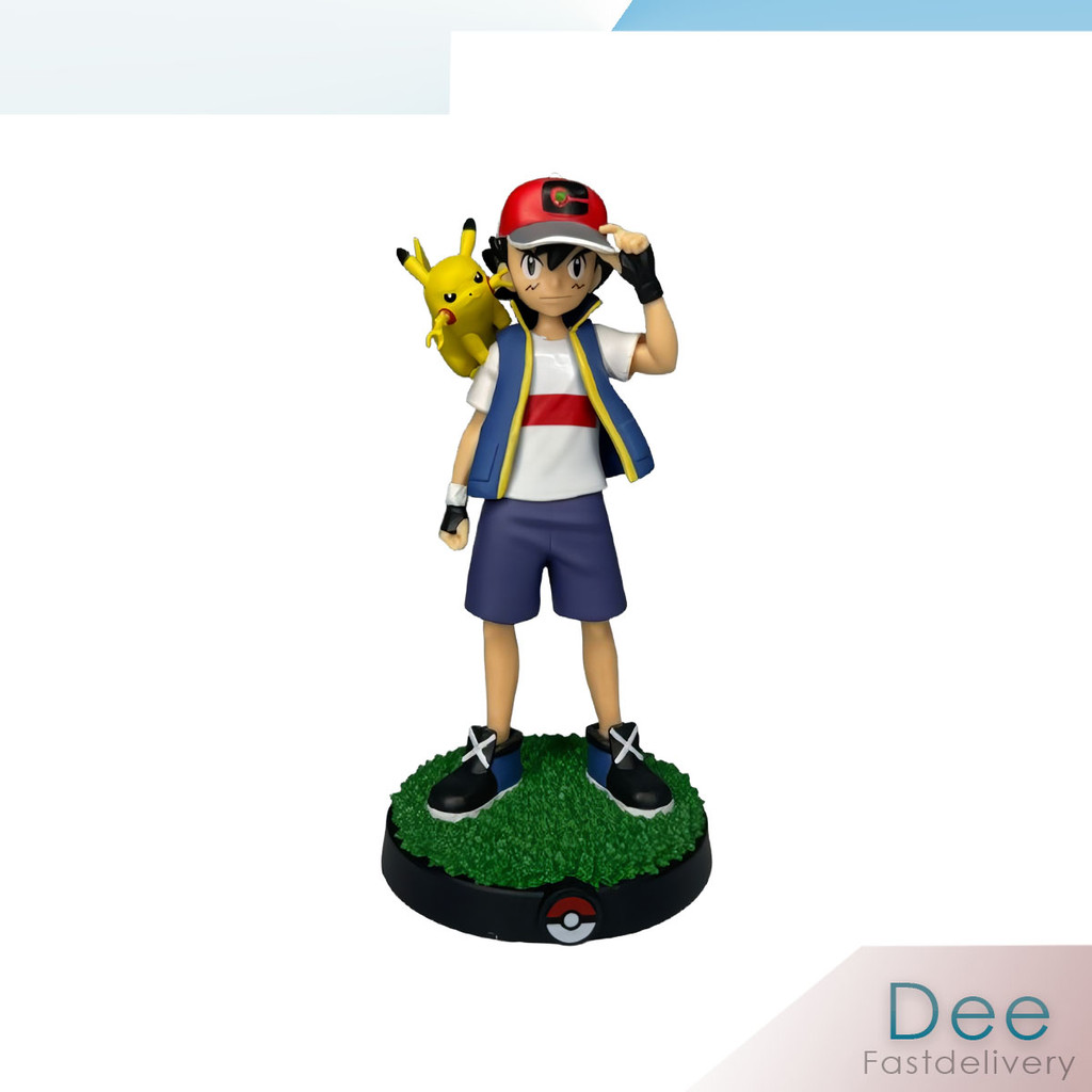 Jual Ash Ketchum Pikachu Pokemon 18cm Action FIgure PVC D-MYA050 ...