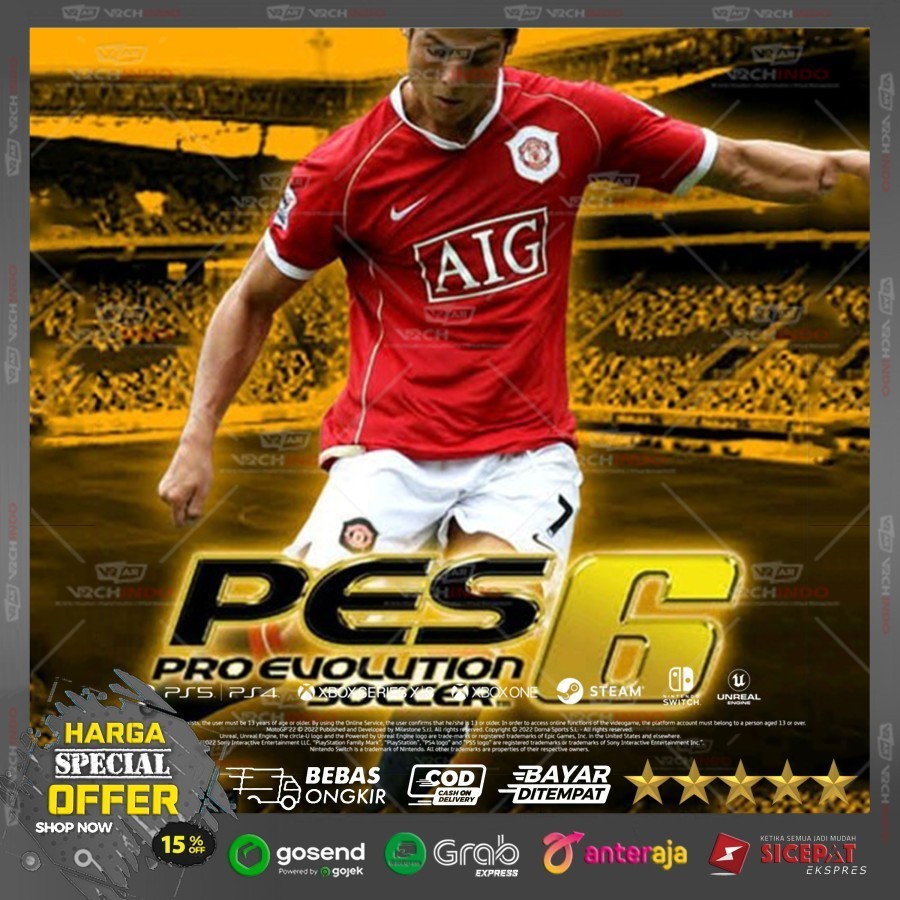 Jual Game PES 2006 - Pro Evolution Soccer 2006 | Games for Komputer PC ...